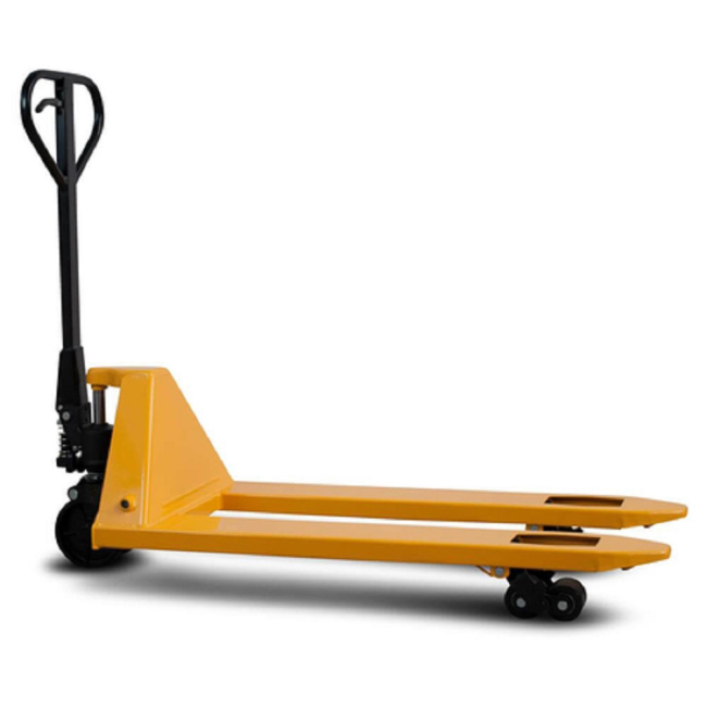 Hubwagen Gabellänge 1.150 mm, Tragkraft 2,5 t mit Fahr und Feststellb