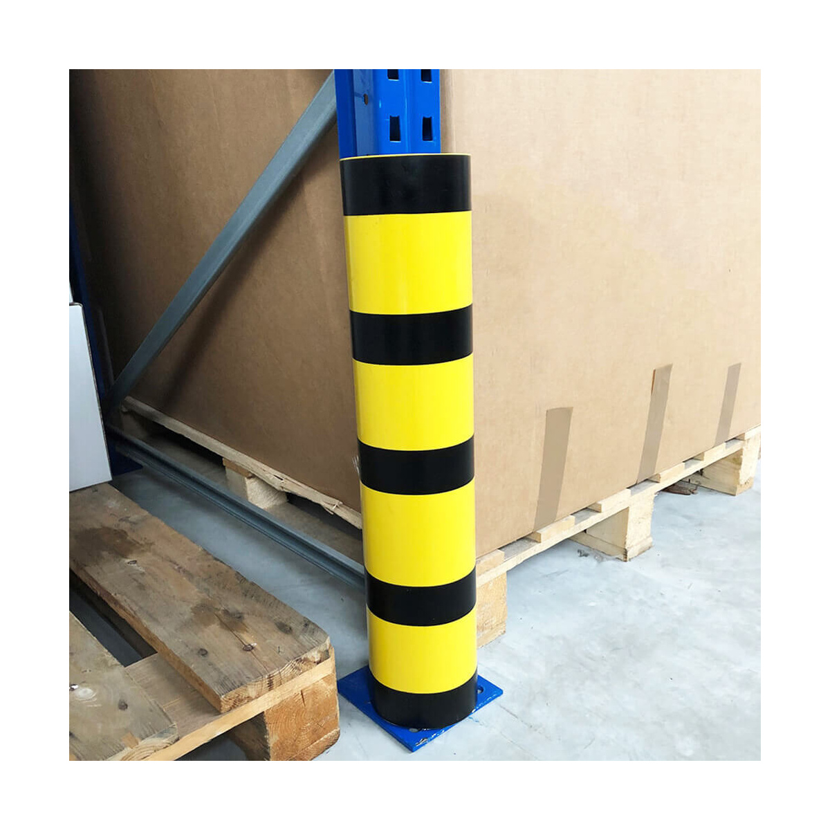 Regalanfahrschutz Rammschutz für Holmbreite 76 - 120 mm, Höhe 600 mm