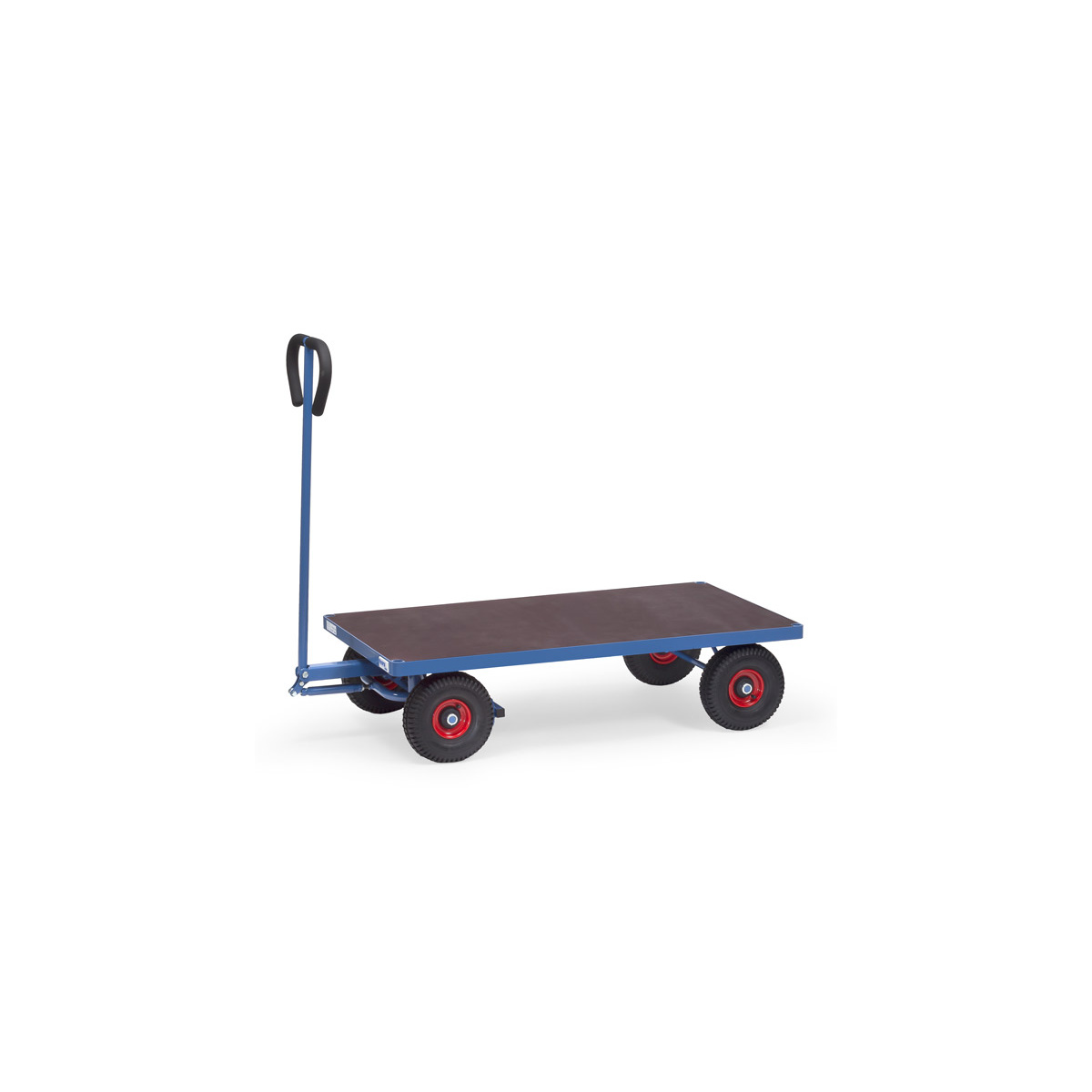 Fetra Handwagen 500 kg, mit Plattform, 1.260 x 700 mm, Luftreifen