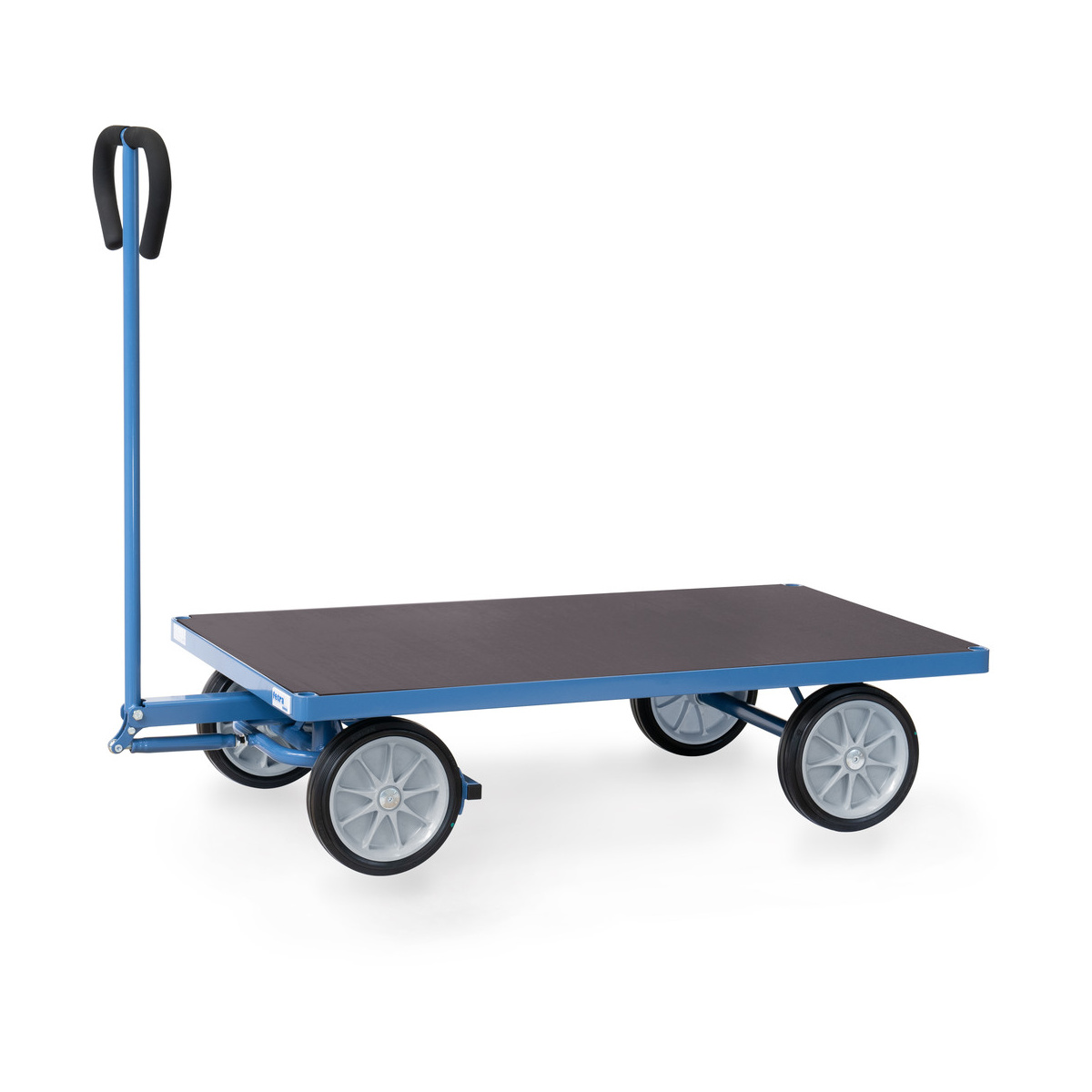 Fetra Handwagen 500 kg, mit Plattform, 1.260 x 700 mm, Vollgummireife