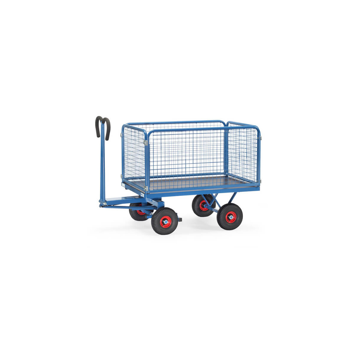 Fetra Handpritschenwagen 60 cm Gitterwände 700 kg LxB 1.200 x 800 mm