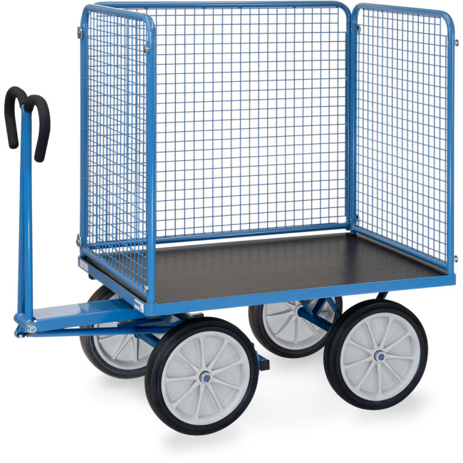 Fetra Handpritschenwagen 100 cm Gitterwände 1.000 kg LxB 1.200 x 800